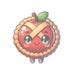 Cute Apple Pie Sticker, Apple Pie Sticker, Stickers, Food Sticker, Gift ...