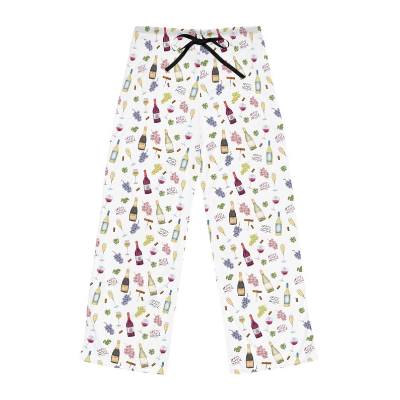 Wine Bottle Pajama Pant, Rose Wine Lover, Girls Weekend Gift for Her ...