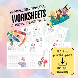 Printable Activity Sheet, Handwriting Practice Sheets, Connect the Dots ...