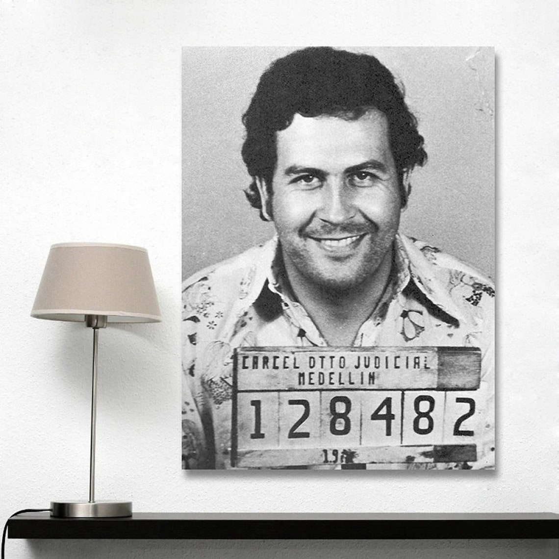 Graffiti Art Pablo Escobar Canvas Painting Pablo Watercolor Figure ...