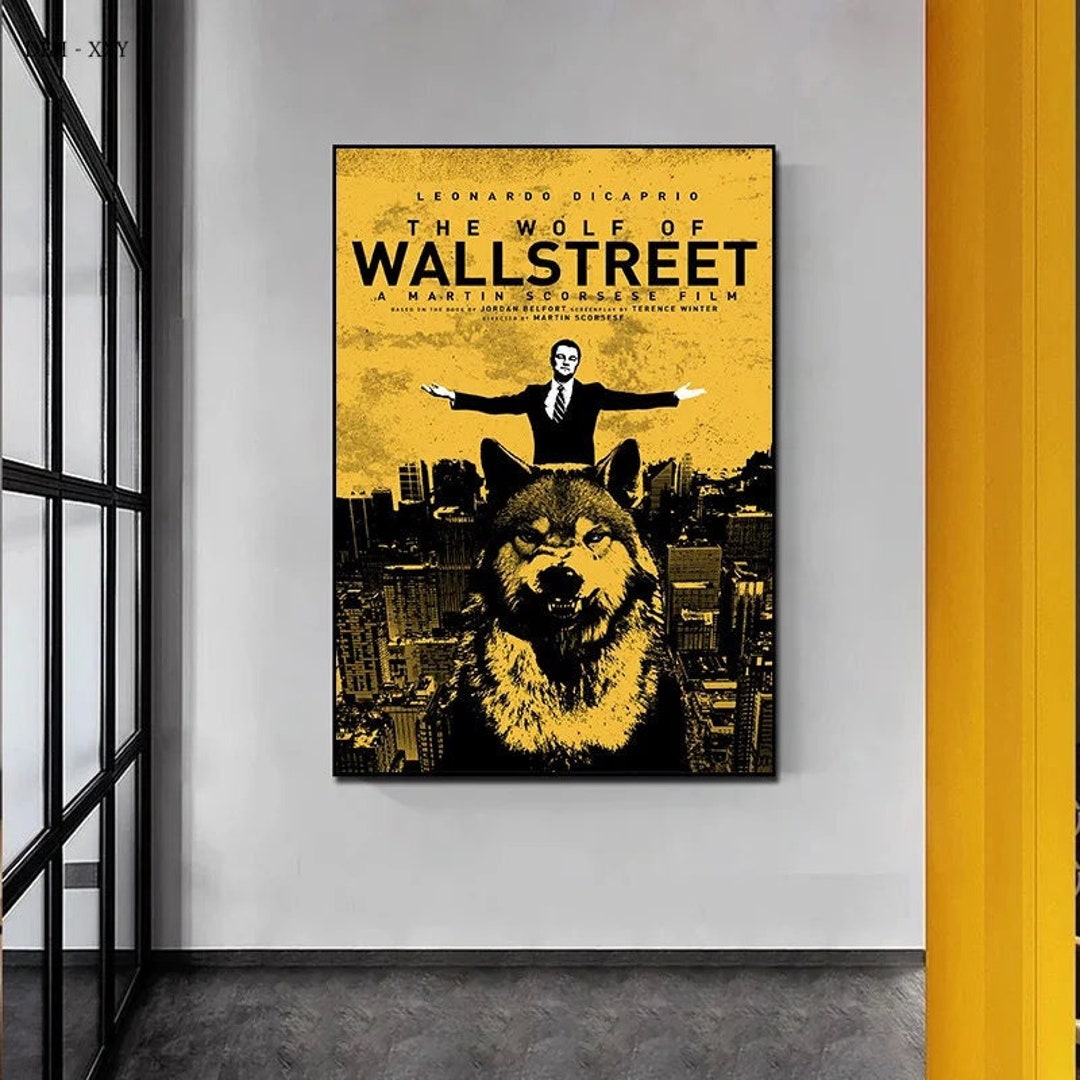 The Wolf of Wall Street Posters Classical Movie Canvas Paintings ...