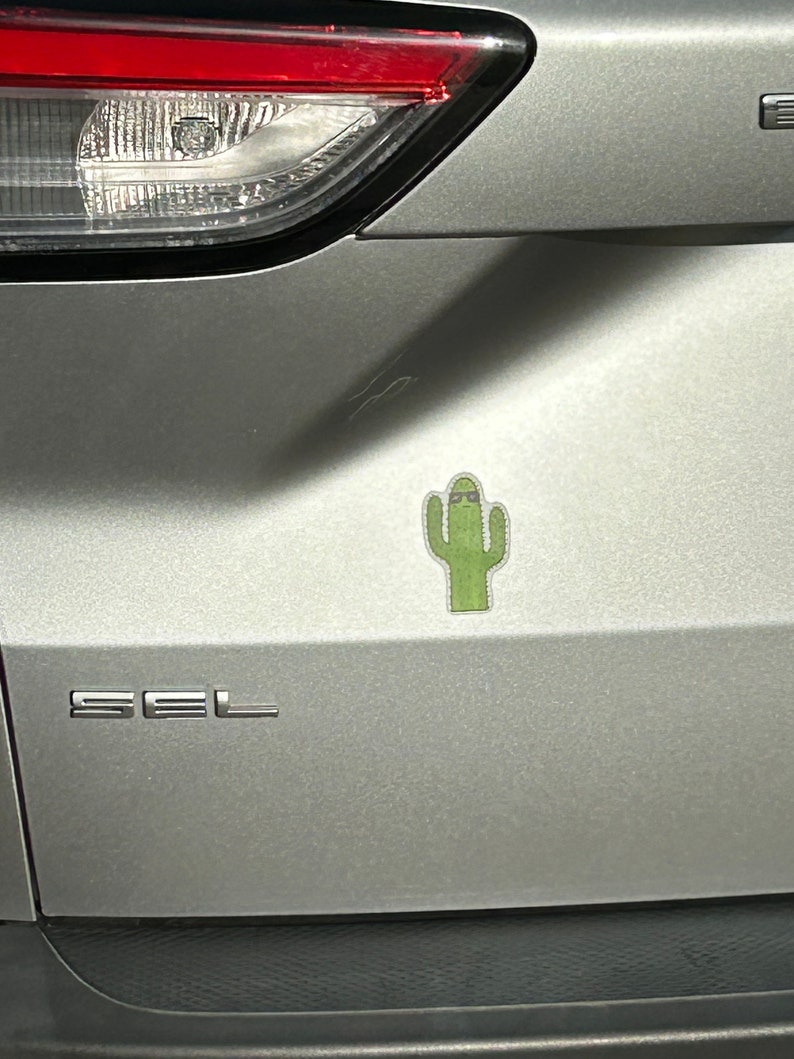 Saguaro Cactus Sticker Botanical Sticker Spike Cactus - Etsy