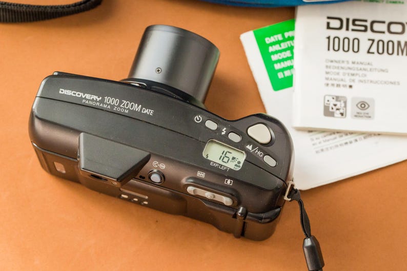 Fuji Discovery 1000 Zoom Date Panorama Film Camera With Case - Etsy