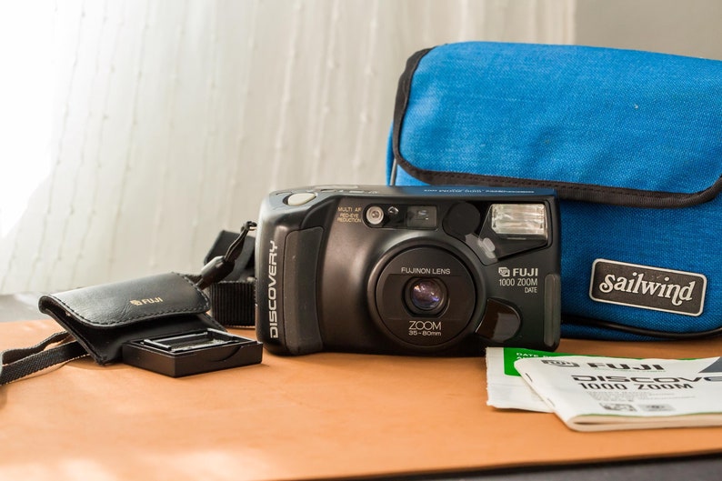 Fuji Discovery 1000 Zoom Date Panorama Film Camera With Case - Etsy