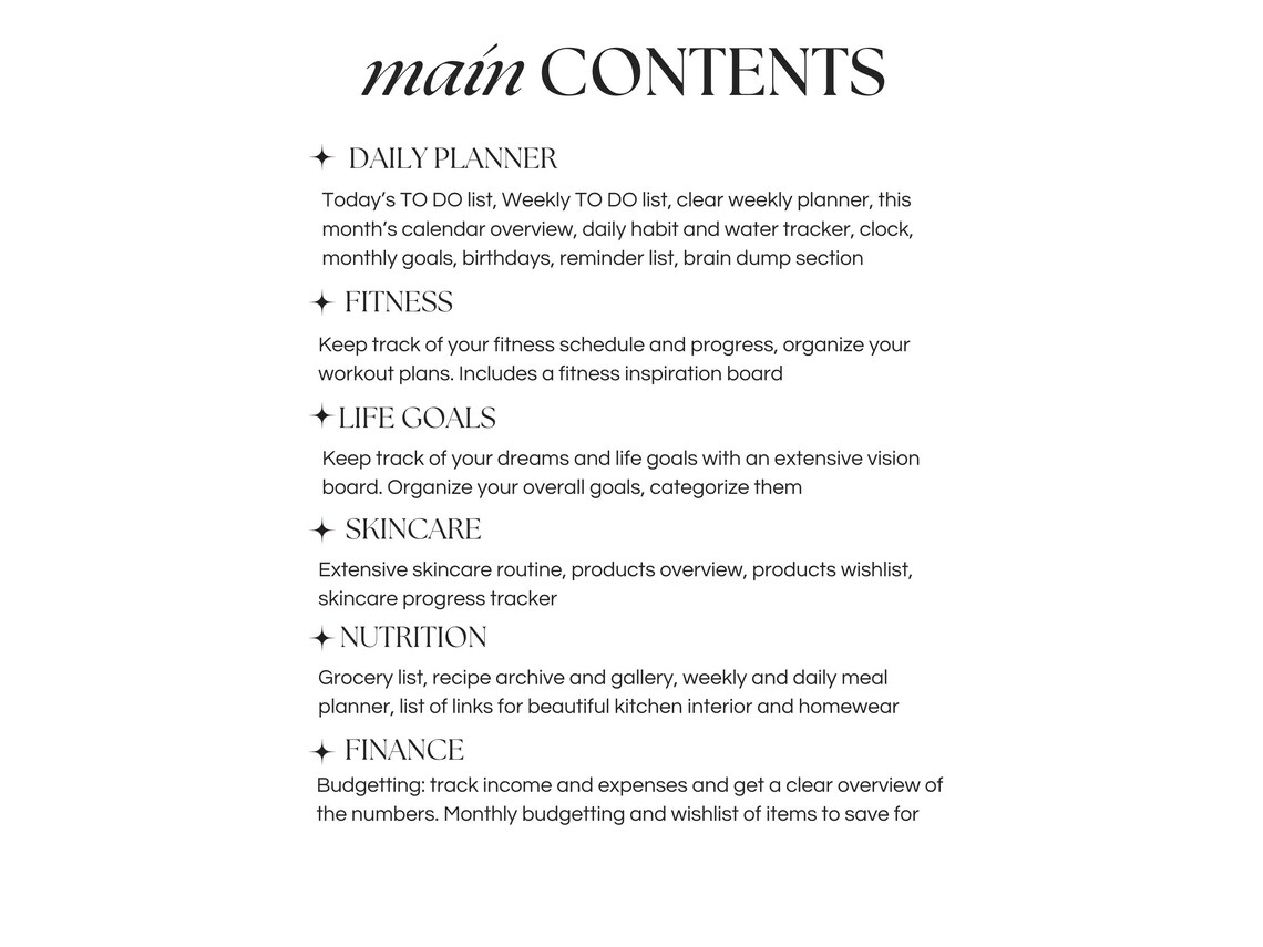 Aesthetic Notion Template Easy Notion Template That Girl - Etsy