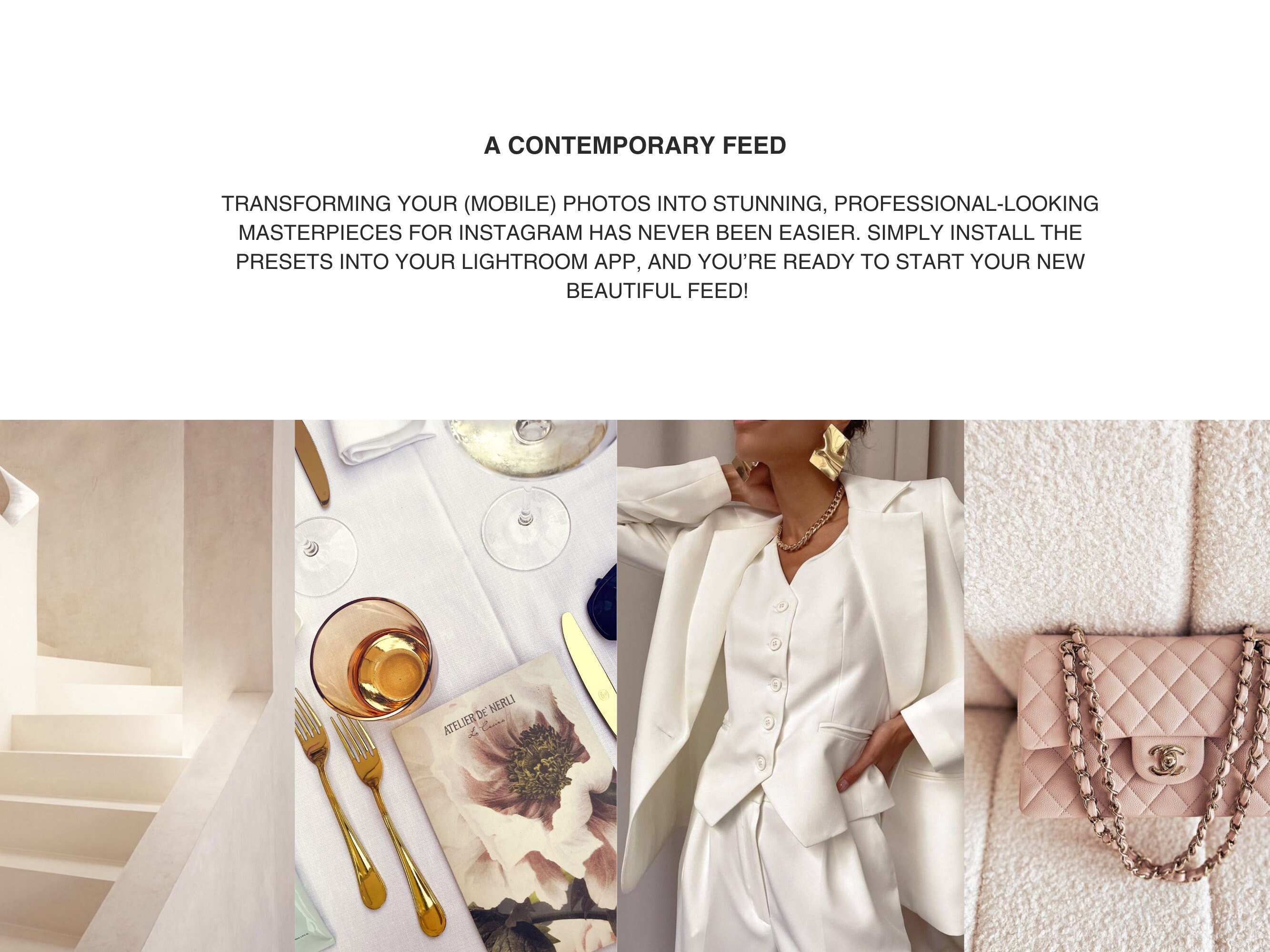 Natural IG Presets, That Girl IG, Aesthetic Instagram Presets, Classic ...