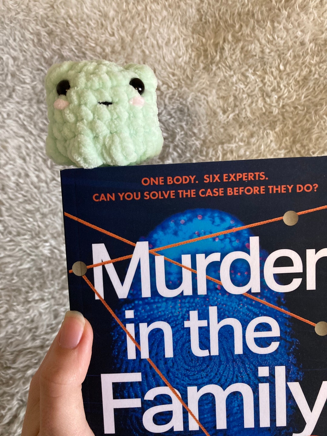Handmade Frog Plush Bookmark Crochet Amigurumi Other Colours Available ...