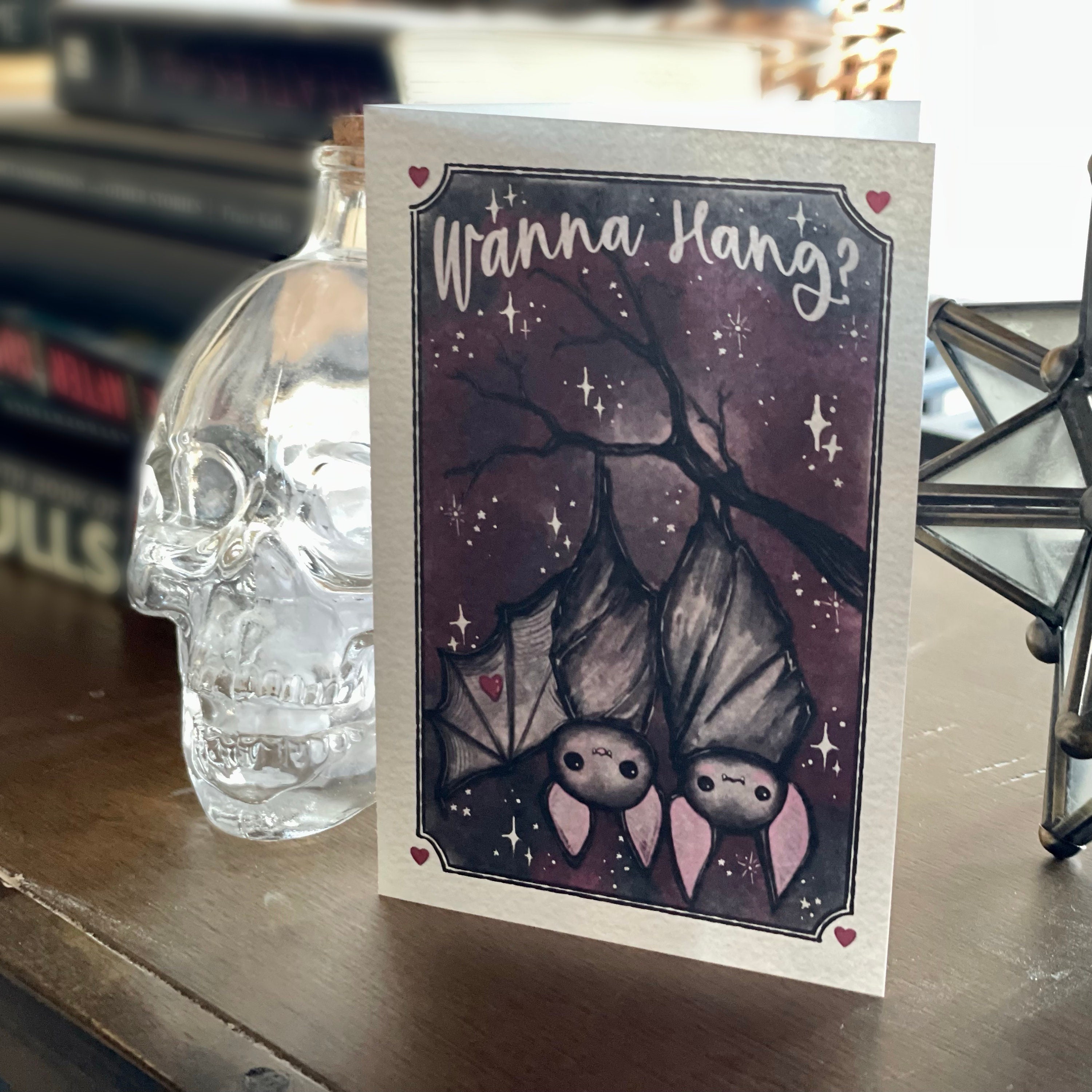 Printable Bat Valentine's Day Card, Valentine's Day Card for Friends ...