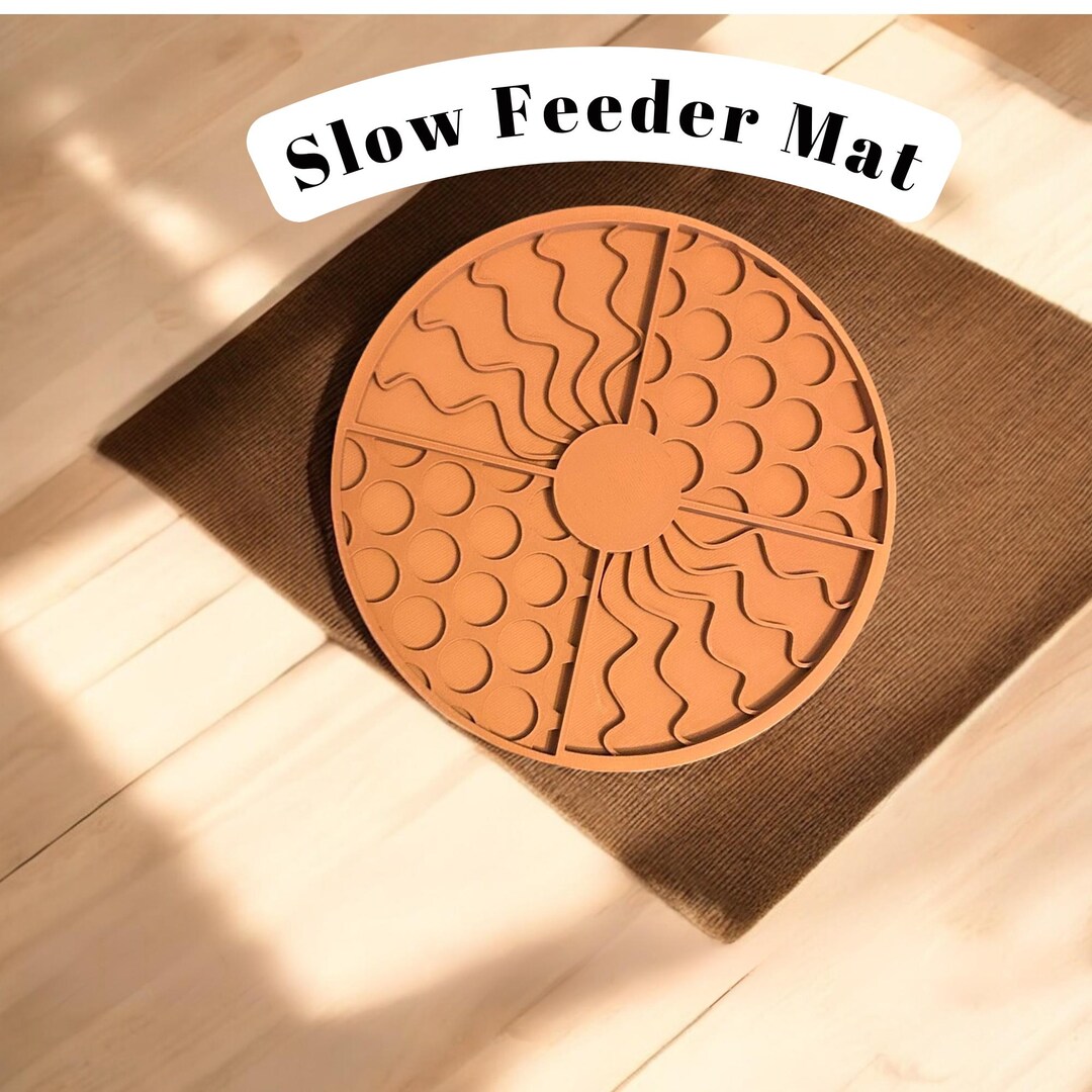 Tough Slow Feeder Dog Mat: Anxiety Relief Lick Pad, Enrichment Toy - Etsy