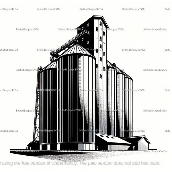 Grain Silo - Etsy