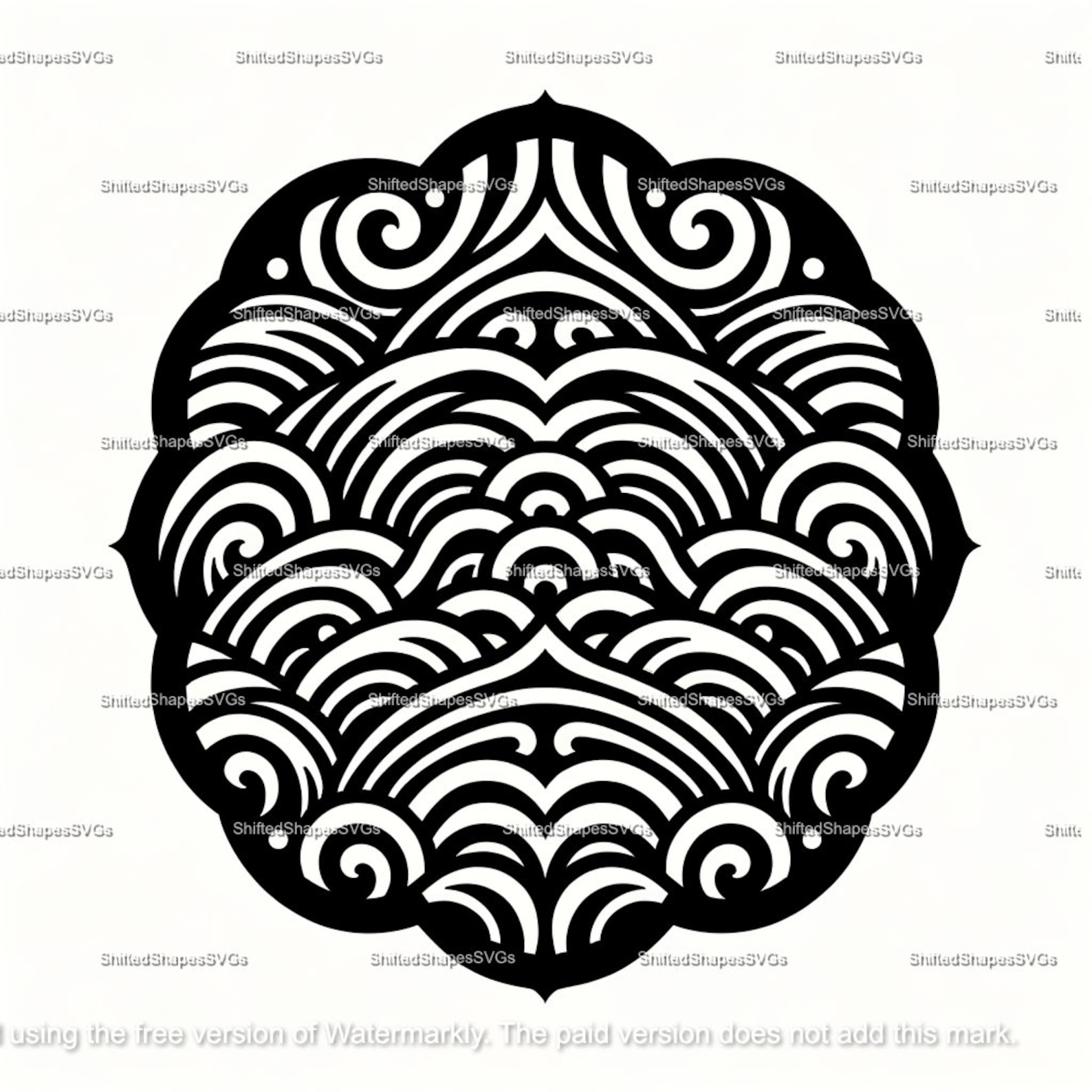 Japanese Wave Pattern SVG Bundle - Etsy Canada