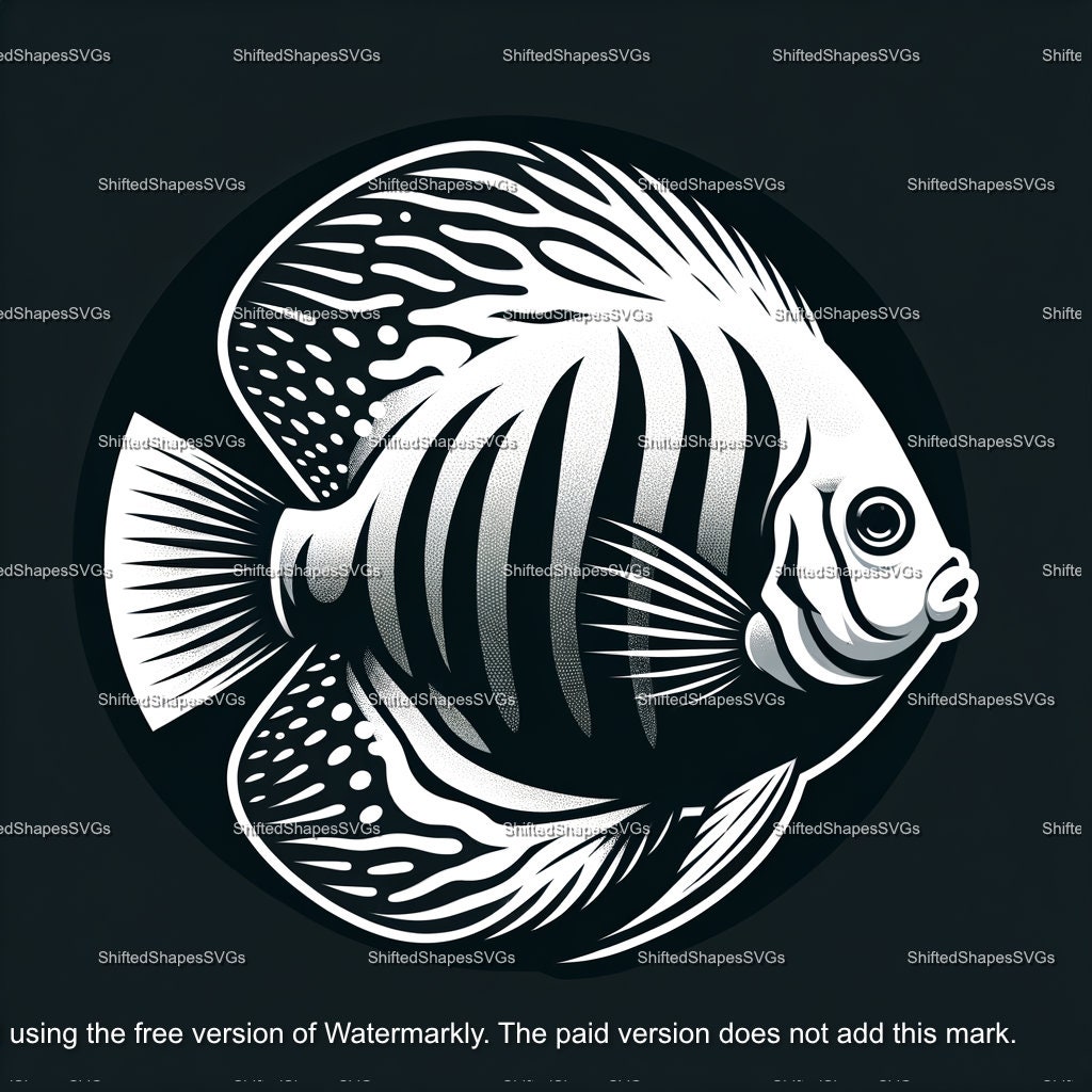 Discus Fish SVG Bundle - Etsy