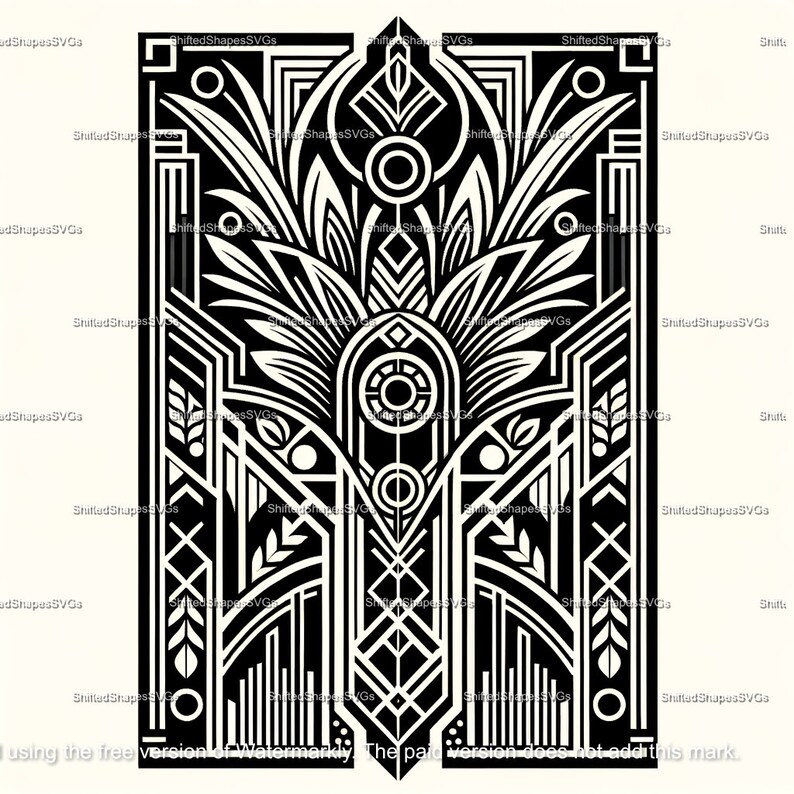 Art Deco Pattern SVG Bundle - Etsy