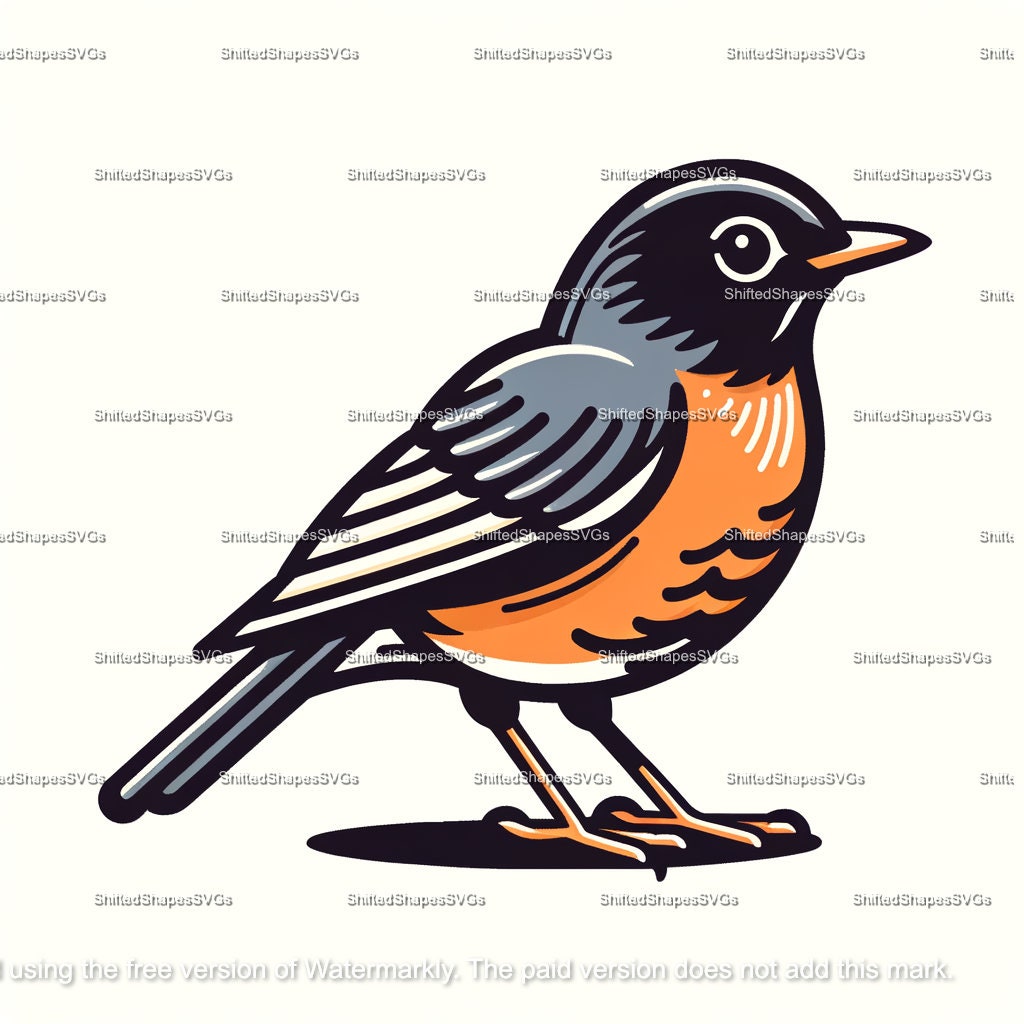 American Robin SVG Bundle - Etsy