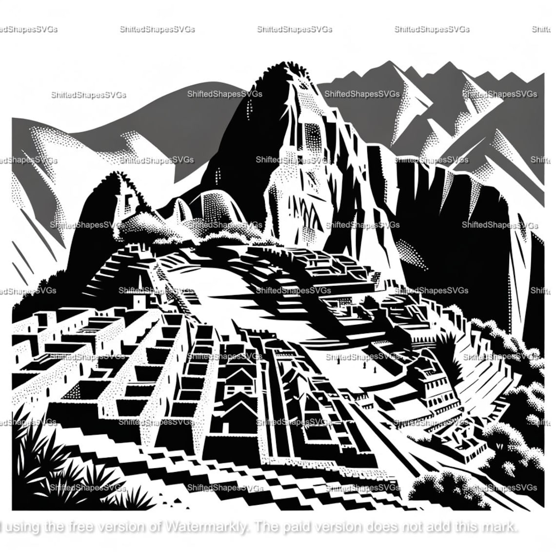 Machu Picchu SVG Bundle - Etsy