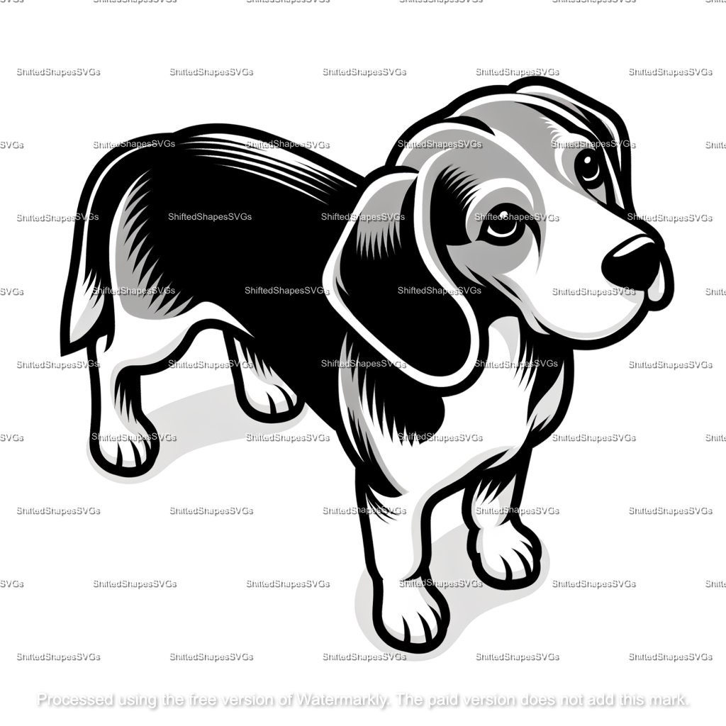 Beagle SVG Bundle 5 Unique Designs for Crafting and DIY Projects ...