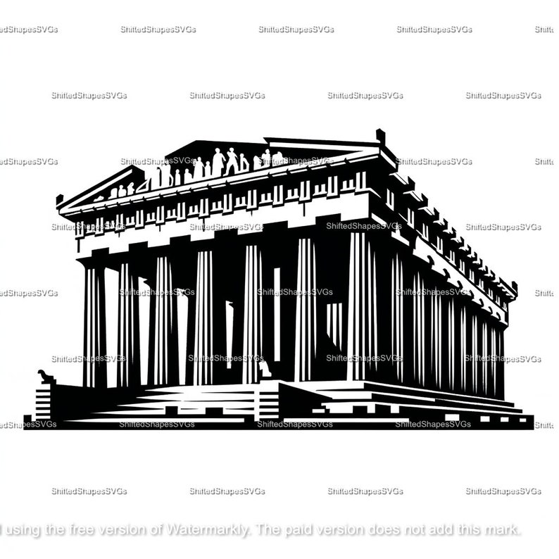 Parthenon SVG Bundle - Etsy