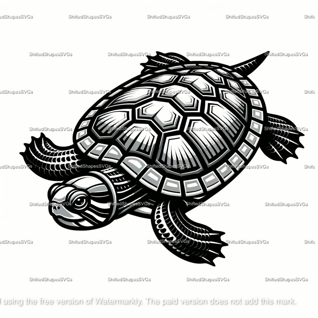 Red-eared Slider SVG Bundle - Etsy