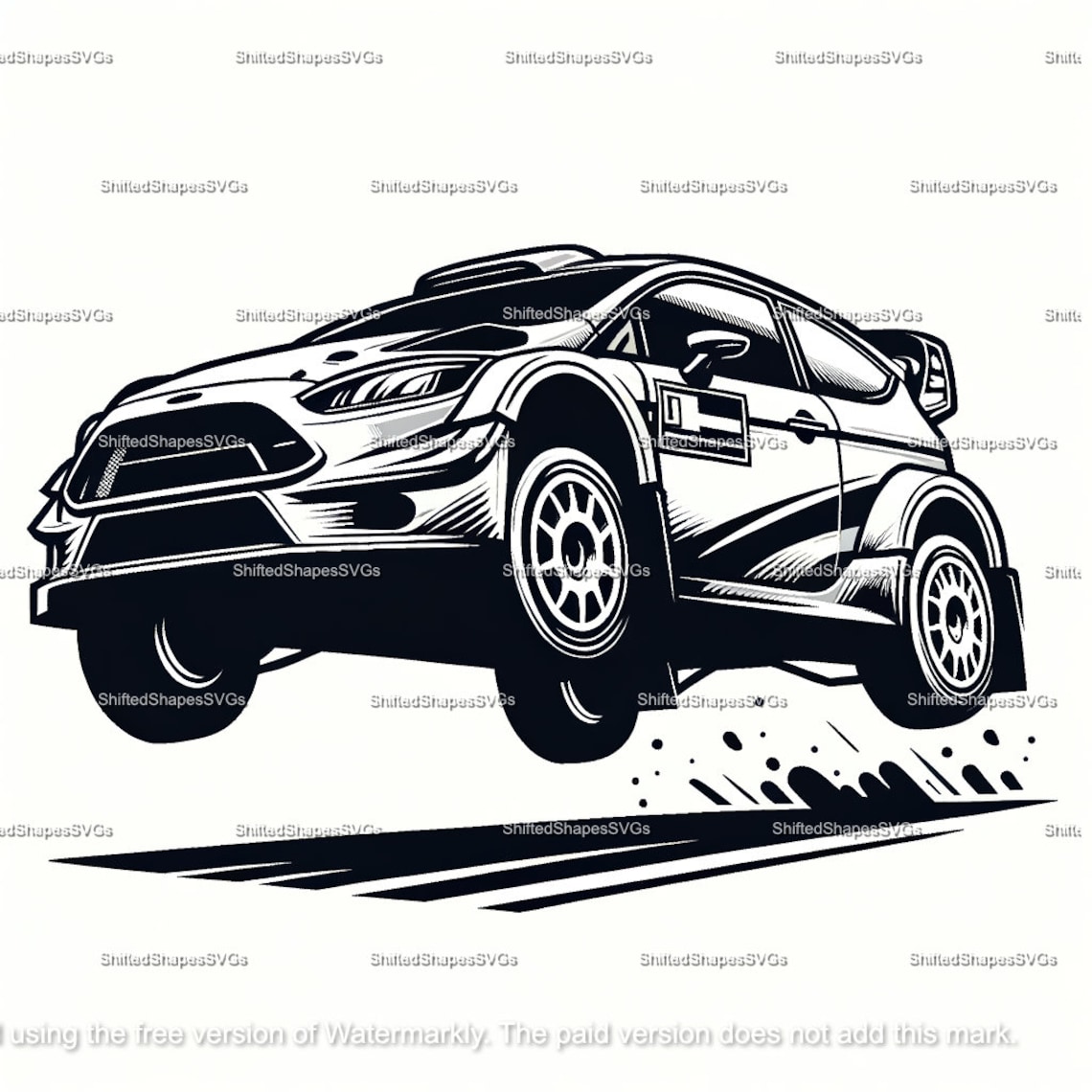 Rally Car Jump SVG Bundle - Etsy