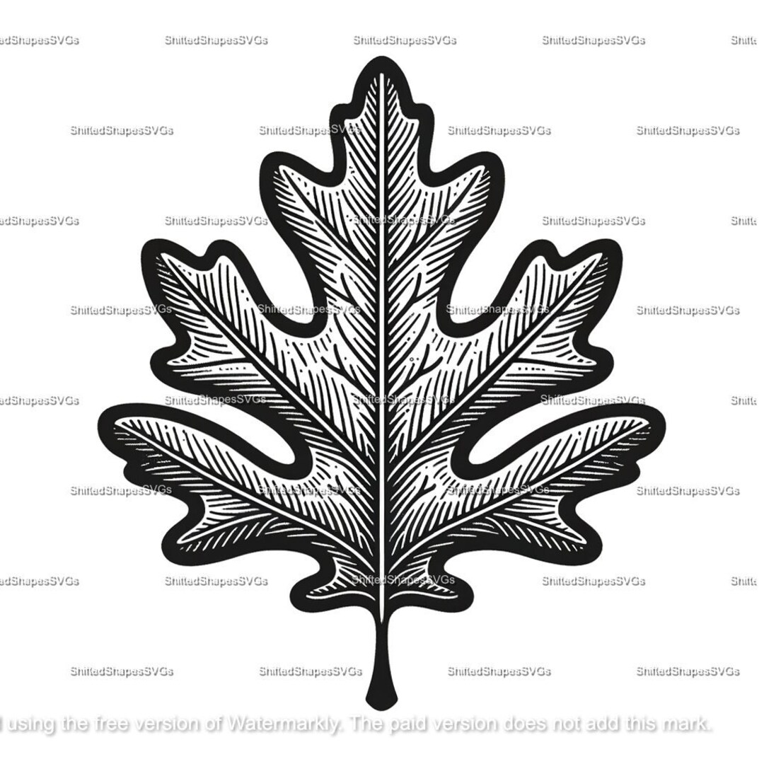 Oak Leaf Svg Bundle Etsy