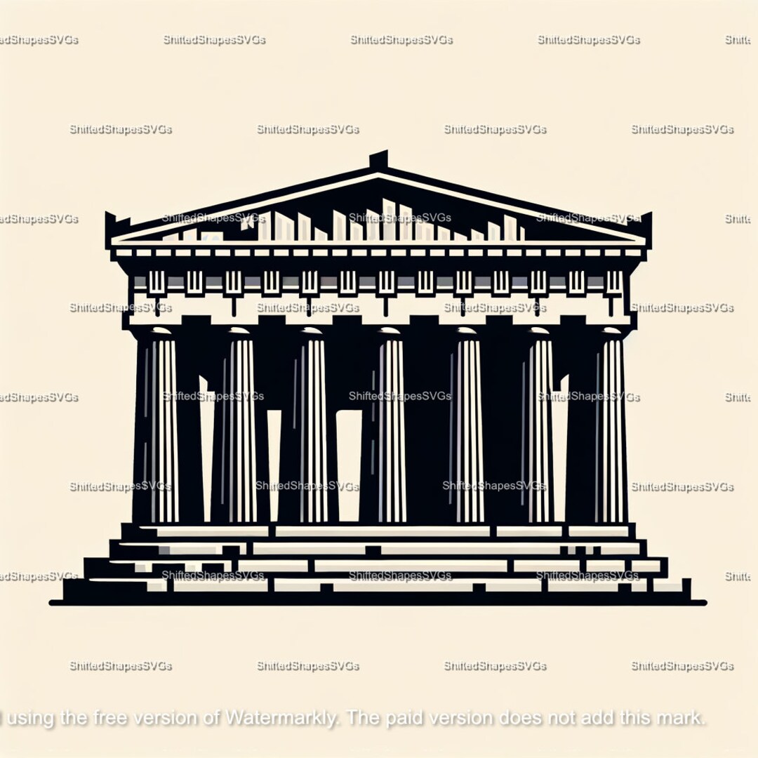 Parthenon SVG Bundle - Etsy