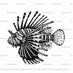 Lionfish SVG Bundle - Etsy