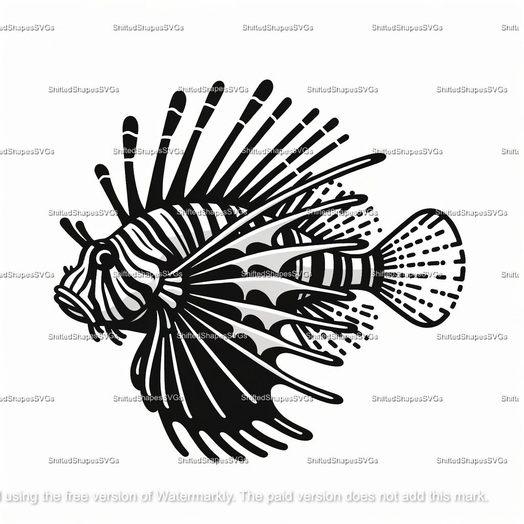 Lionfish SVG Bundle - Etsy