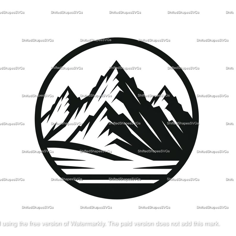 Mountain Scene SVG Bundle - Etsy