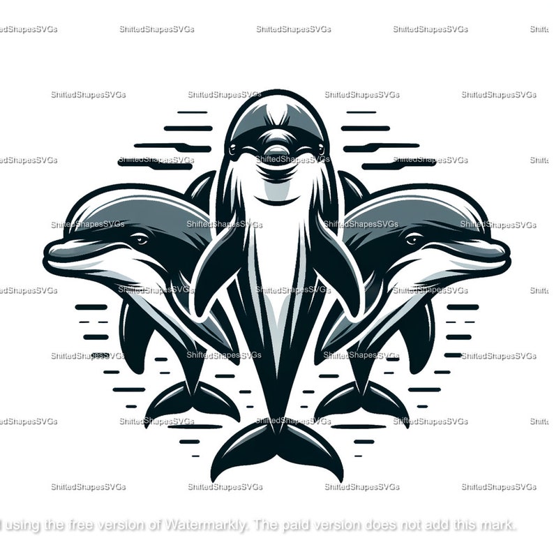 Dolphin Pod SVG Bundle - Etsy