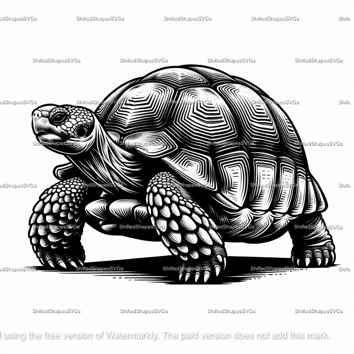 Sulcata Tortoise SVG Bundle - Etsy