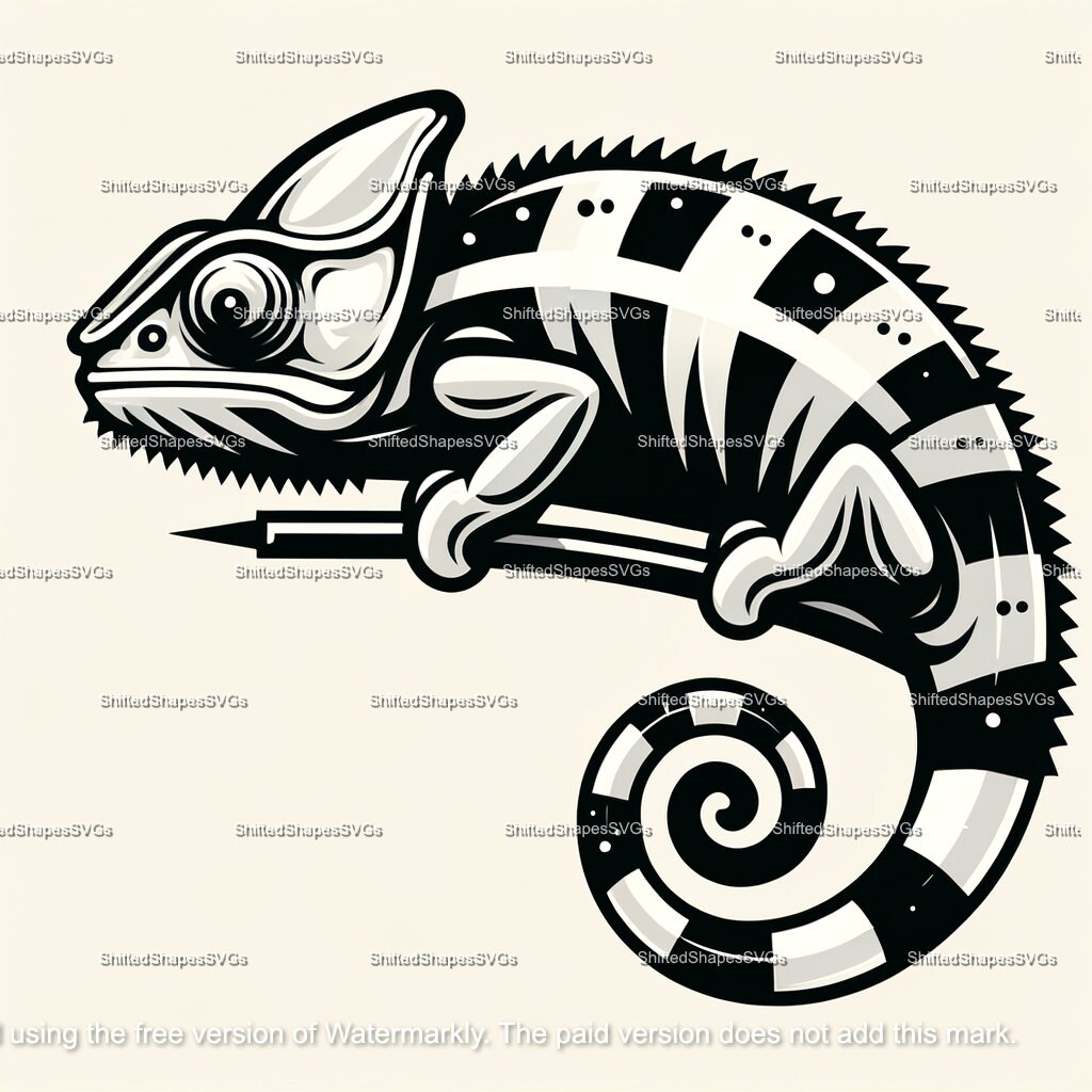 Chameleon SVG Bundle - Etsy