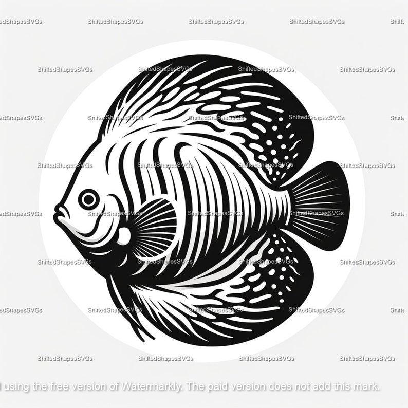 Discus Fish SVG Bundle - Etsy
