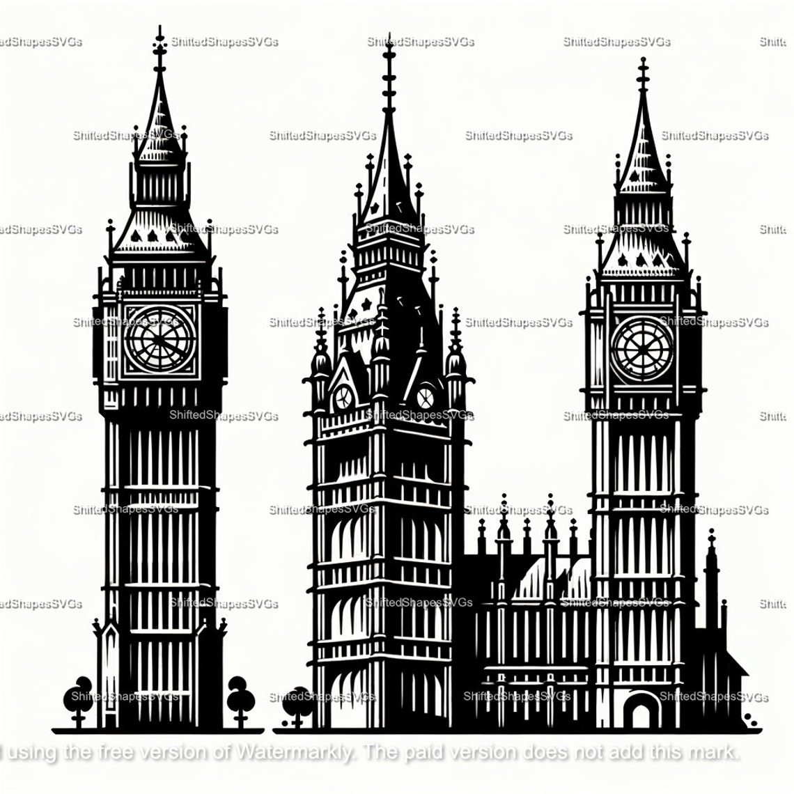 Big Ben SVG Bundle - Etsy