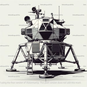 Lunar Lander SVG Bundle - Etsy