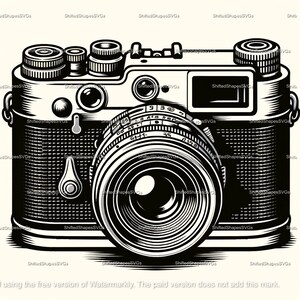 Vintage Camera SVG Bundle - Etsy