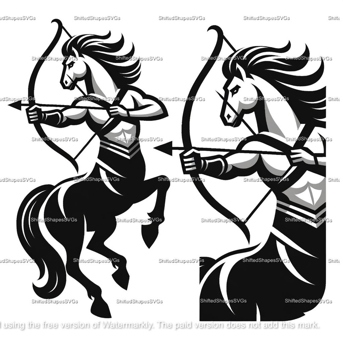 Centaur Archer SVG Bundle - Etsy