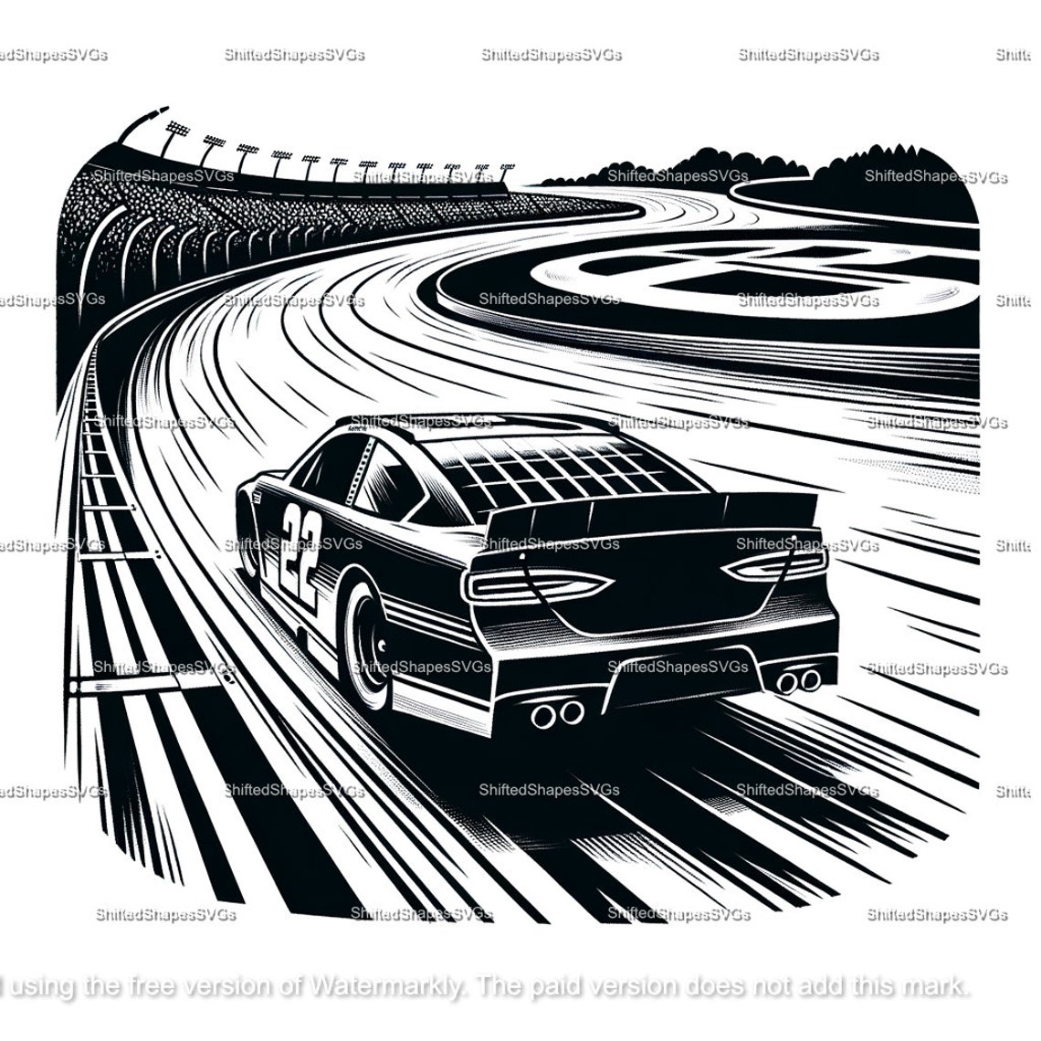 NASCAR Racing SVG Bundle - Etsy