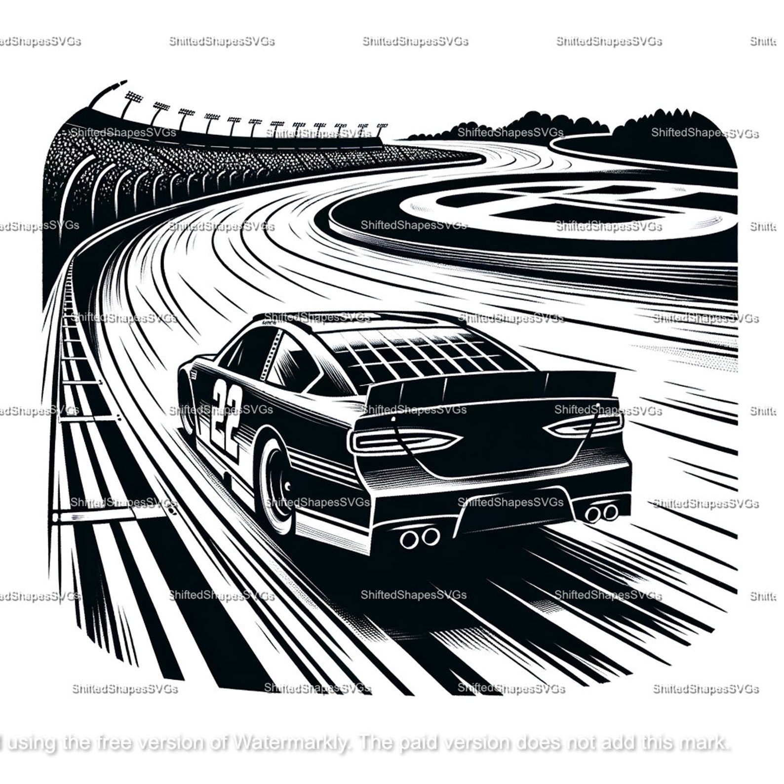 NASCAR Racing SVG Bundle - Etsy