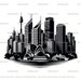 Sydney Skyline SVG Bundle - Etsy