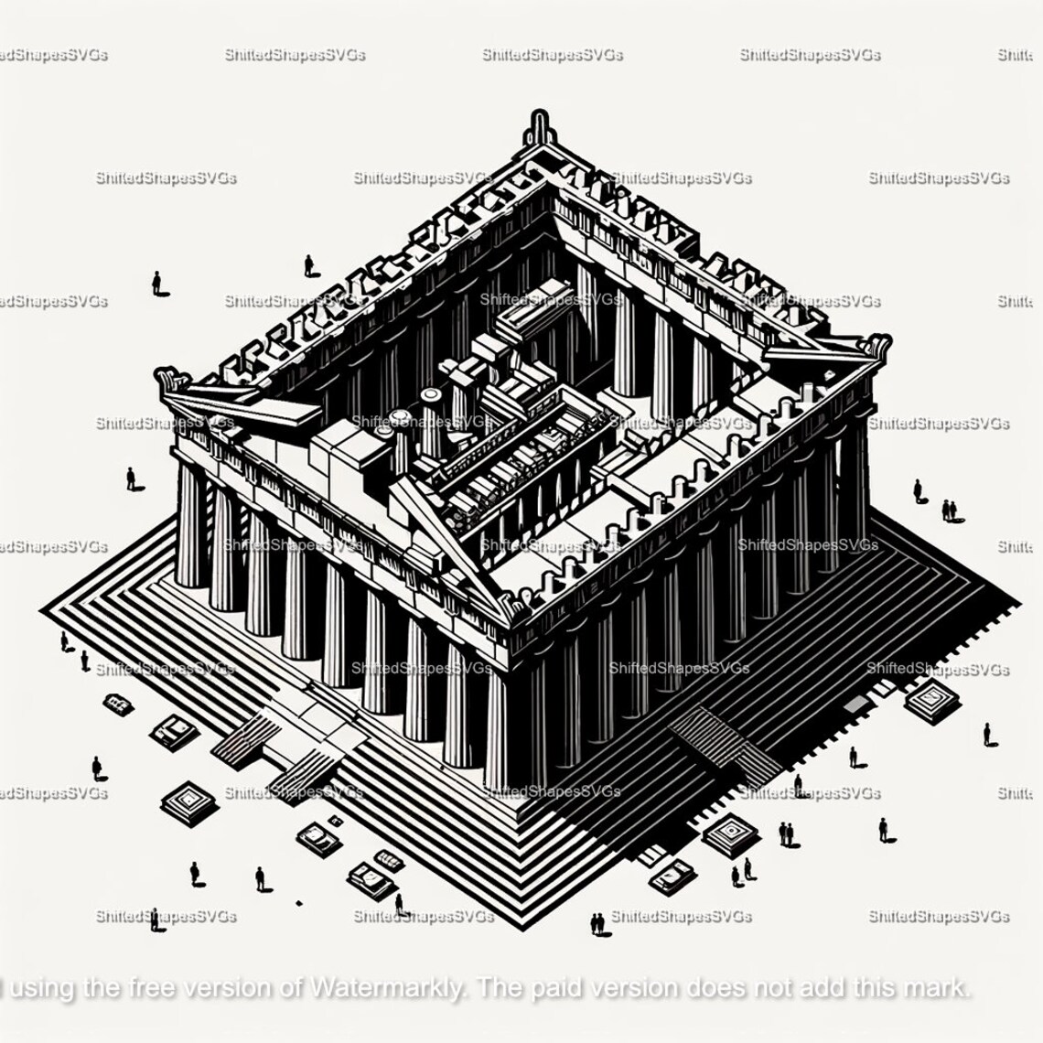 Parthenon SVG Bundle - Etsy