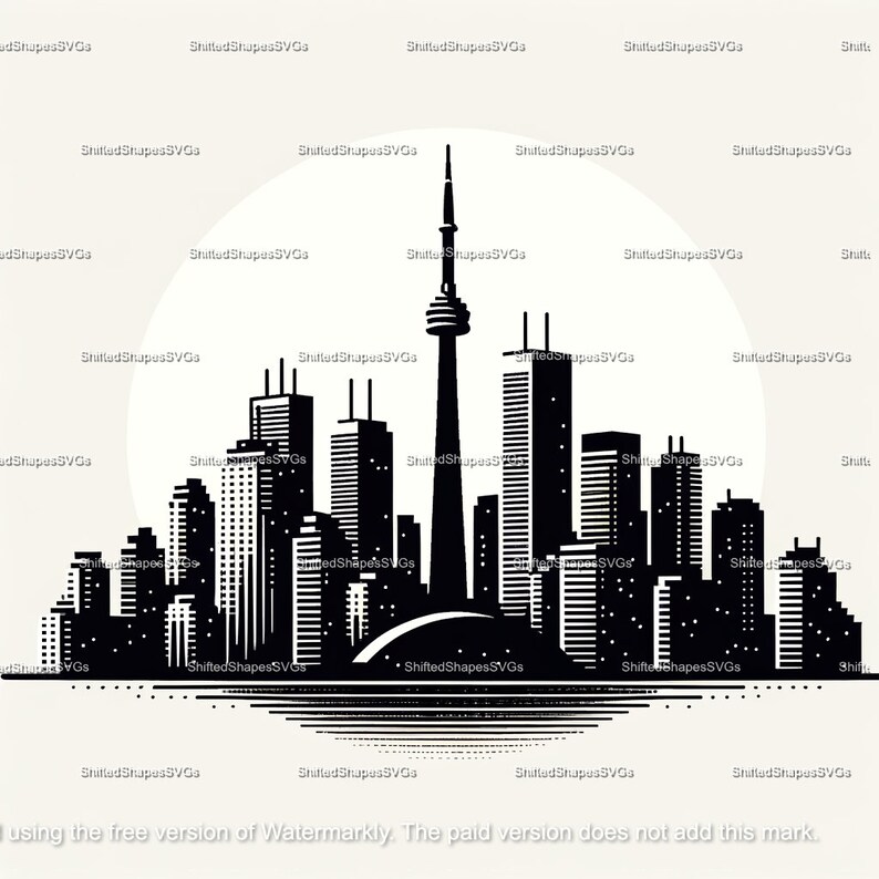 Toronto Skyline SVG Bundle - Etsy