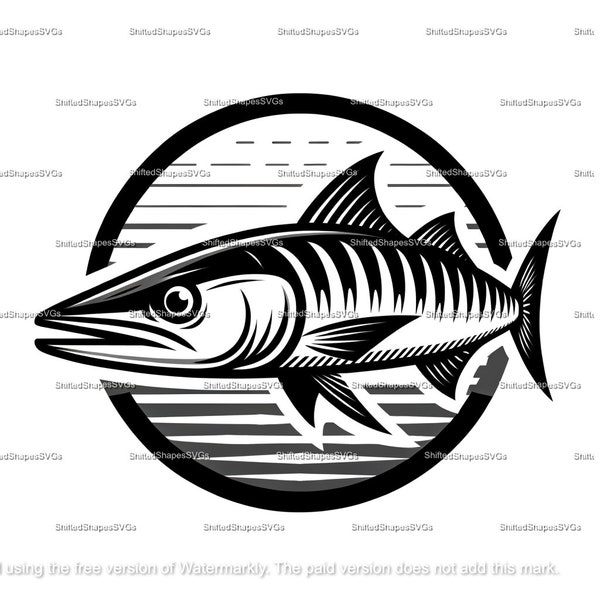Barracuda Svg - Etsy