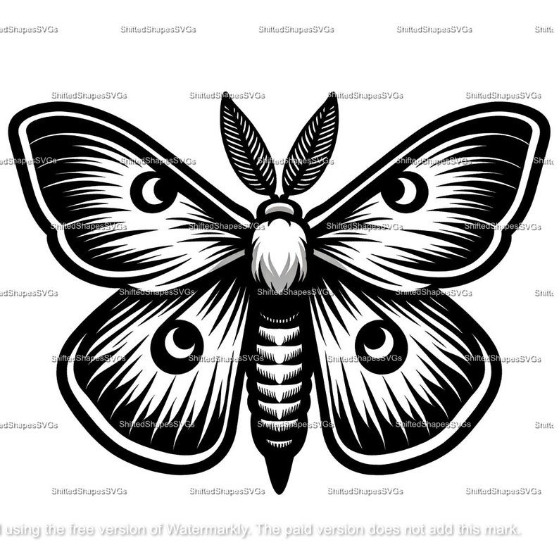 Luna Moth SVG Bundle - Etsy
