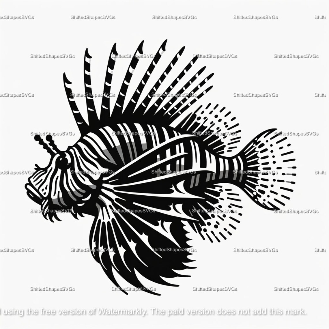 Lionfish SVG Bundle - Etsy