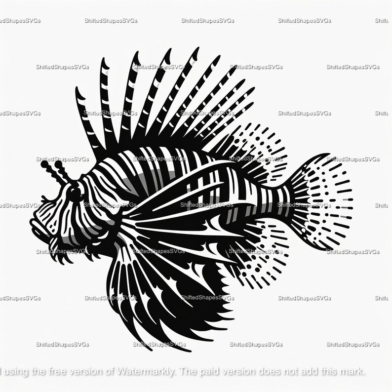 Lionfish SVG Bundle - Etsy