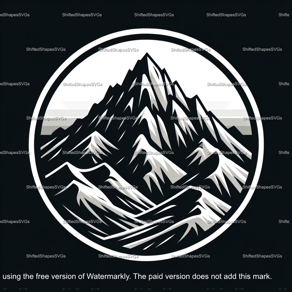 Mountain Scene SVG Bundle - Etsy