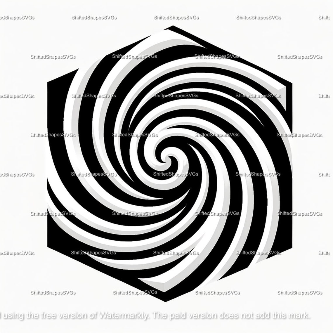 Spiral Illusion SVG Bundle - Etsy