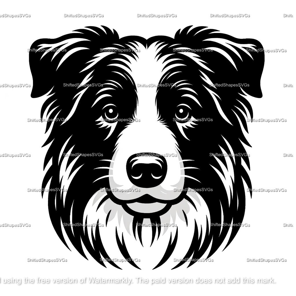 Border Collie SVG Bundle - Etsy