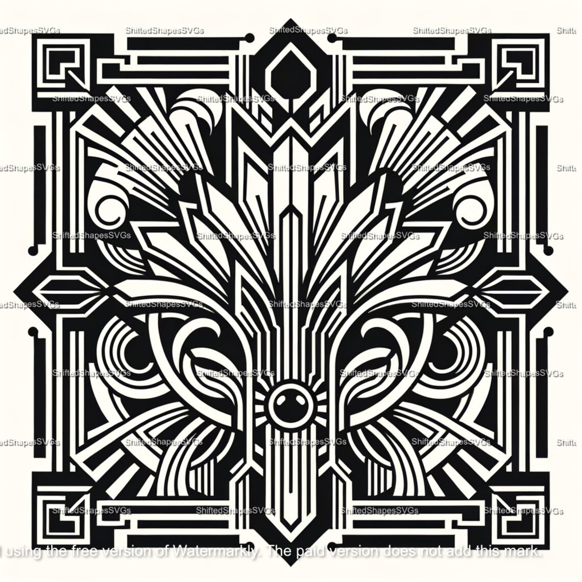 Art Deco Pattern SVG Bundle - Etsy