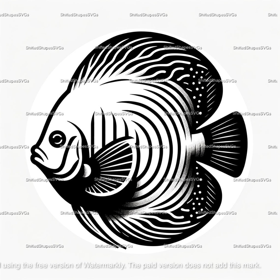 Discus Fish SVG Bundle - Etsy
